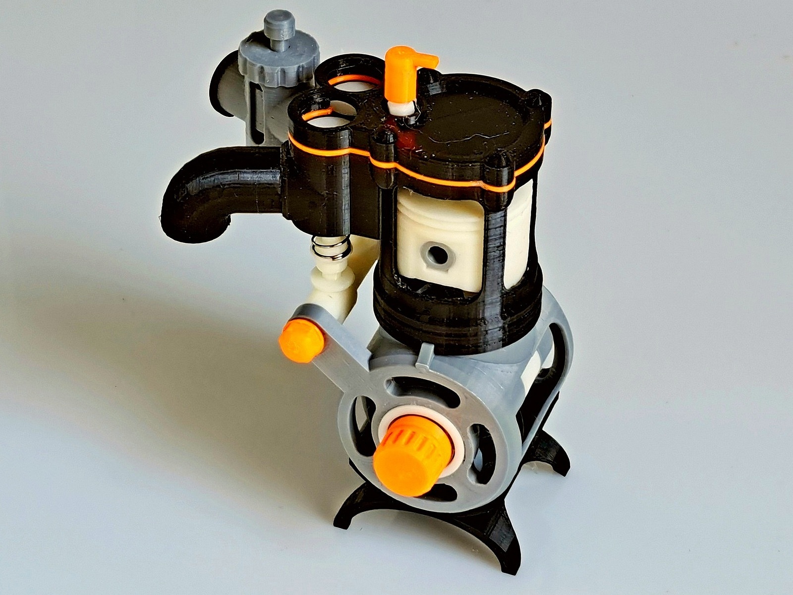 4 Stroke Flat Head Engine v2.0 by Bootjevaarder | Download free STL model | Printables.com