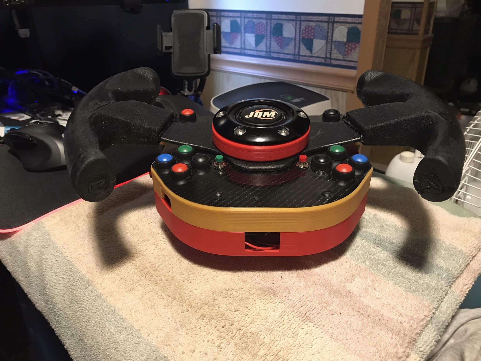 Sim Racing Button Box Steering wheel adapter. by JEBurroughs | Download ...