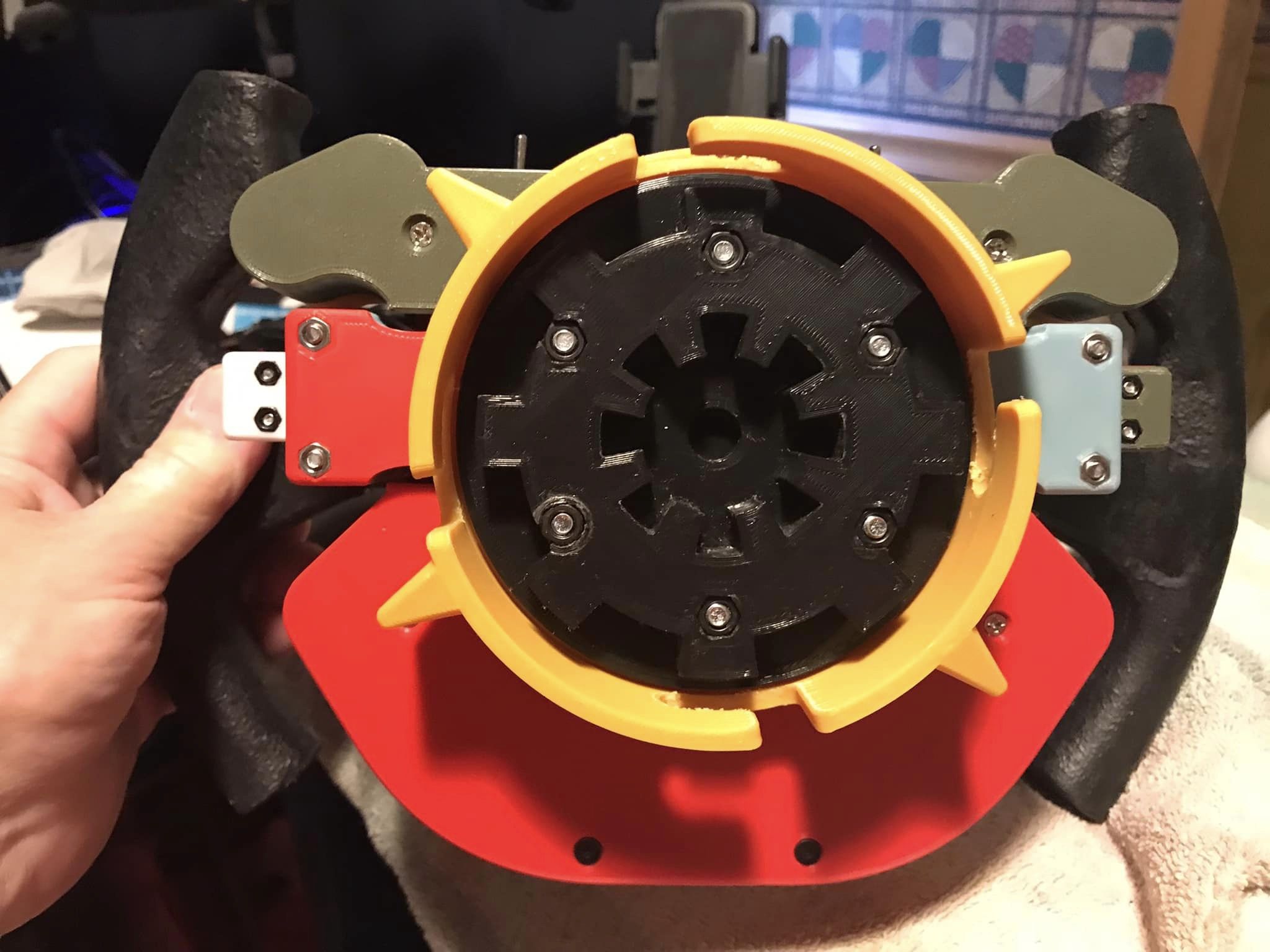 Sim Racing Button Box Steering wheel adapter. by JEBurroughs | Download ...