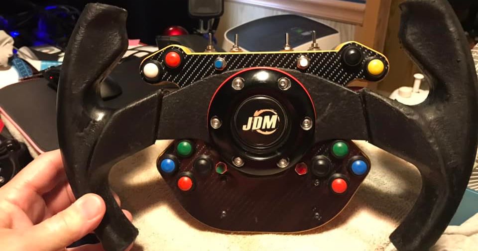 Sim Racing Button Box Steering wheel adapter. by JEBurroughs | Download ...
