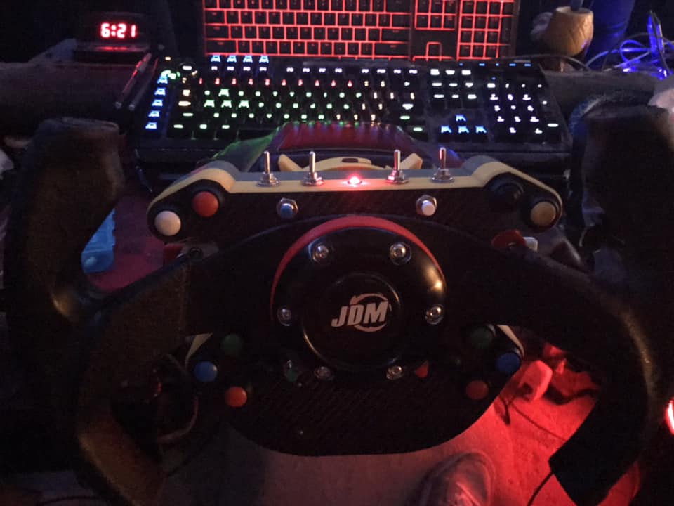 Sim Racing Button Box Steering wheel adapter. by JEBurroughs | Download ...