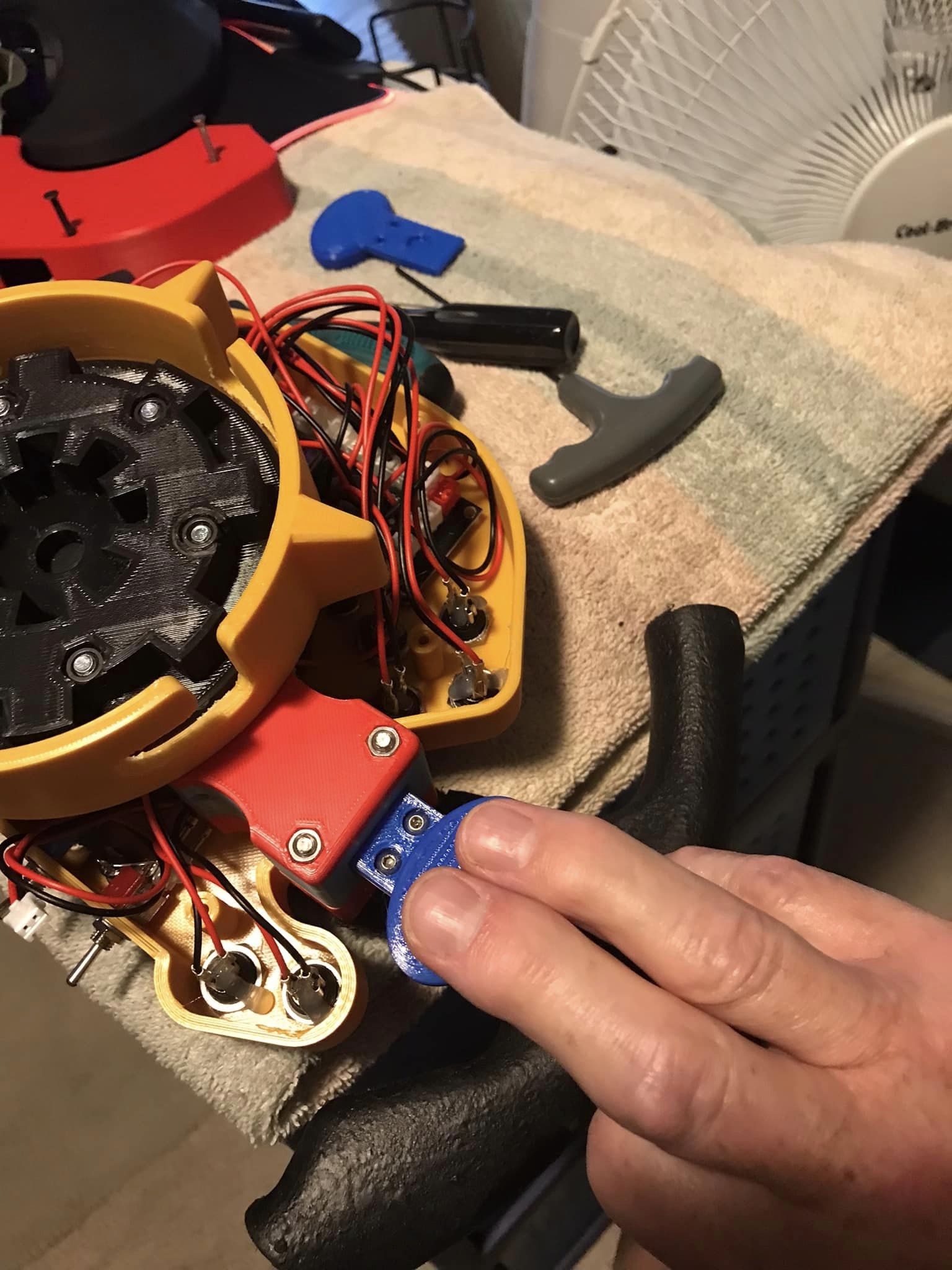 Sim Racing Button Box Steering wheel adapter. by JEBurroughs | Download ...