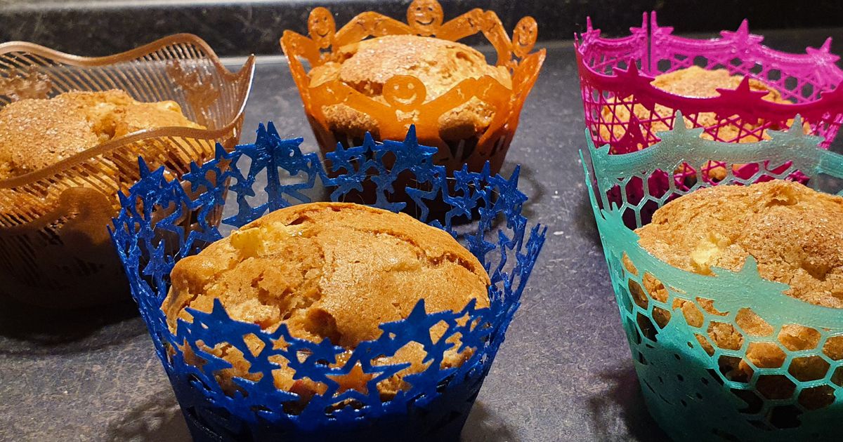 Cupcake Wrappers (Christmas edition) by DasMia | Download free STL ...