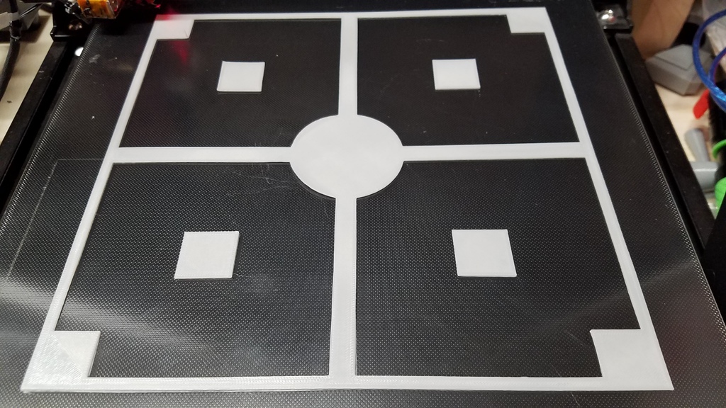 250mm x 250mm Bed Level Test by stugpanzer | Download free STL model ...