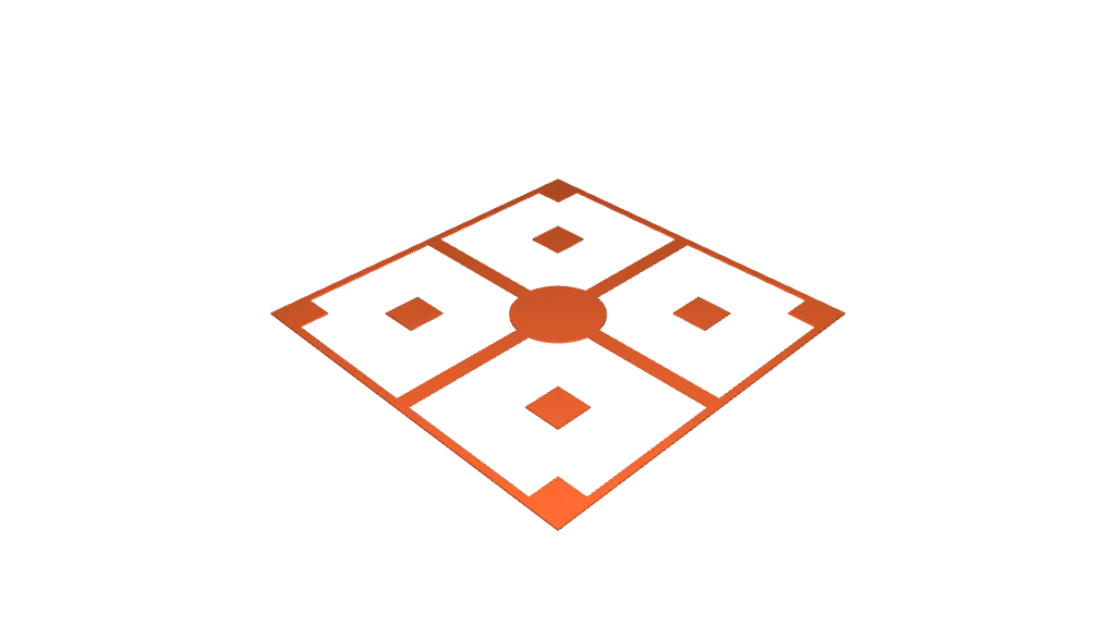 250mm x 250mm Bed Level Test by stugpanzer | Download free STL model ...
