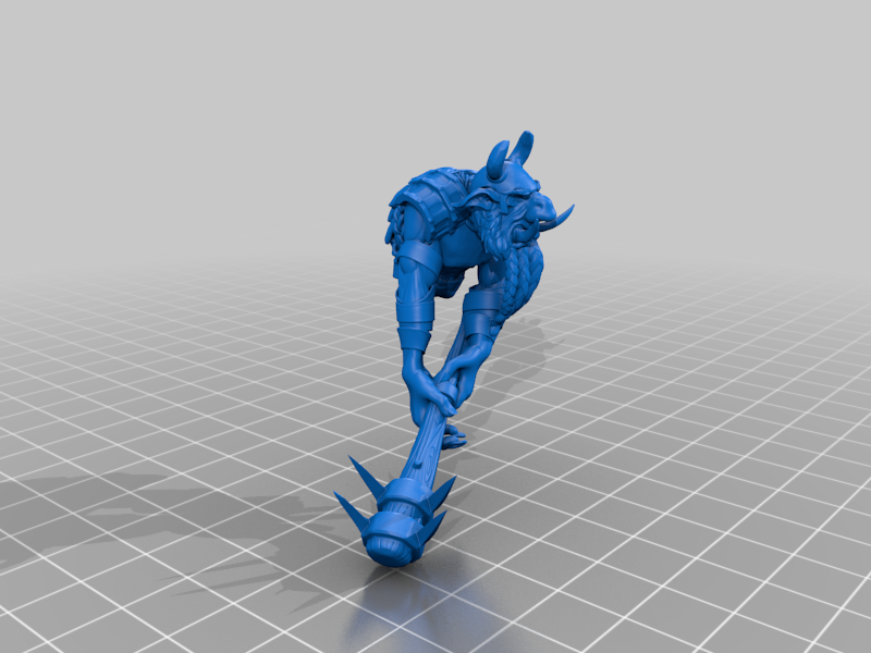 Troll warrior by Jacobo González Olsson | Download free STL model ...