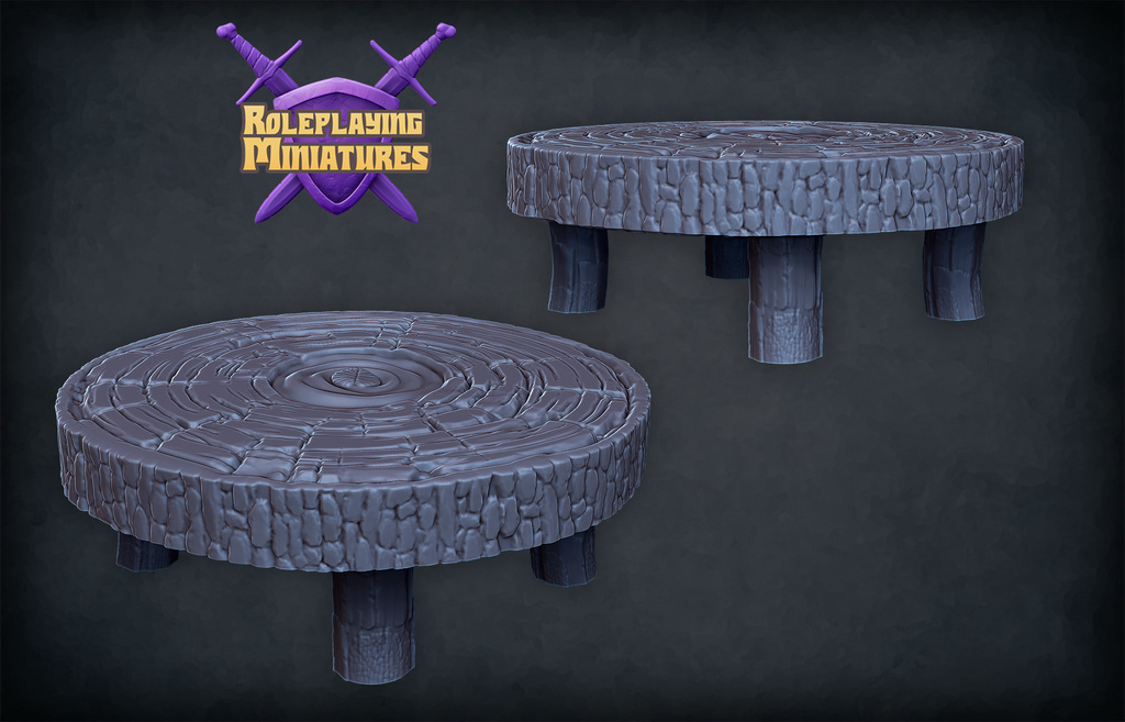 Round table by Jacobo González Olsson | Download free STL model ...