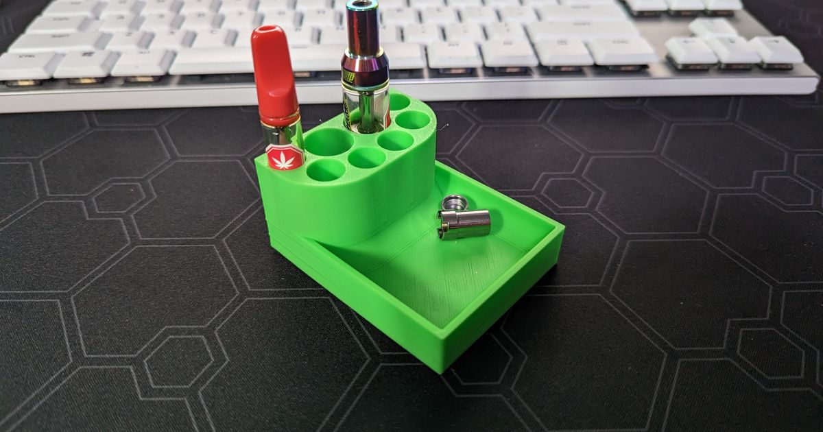 510 Cartridge Holder by Electrokev | Download free STL model ...