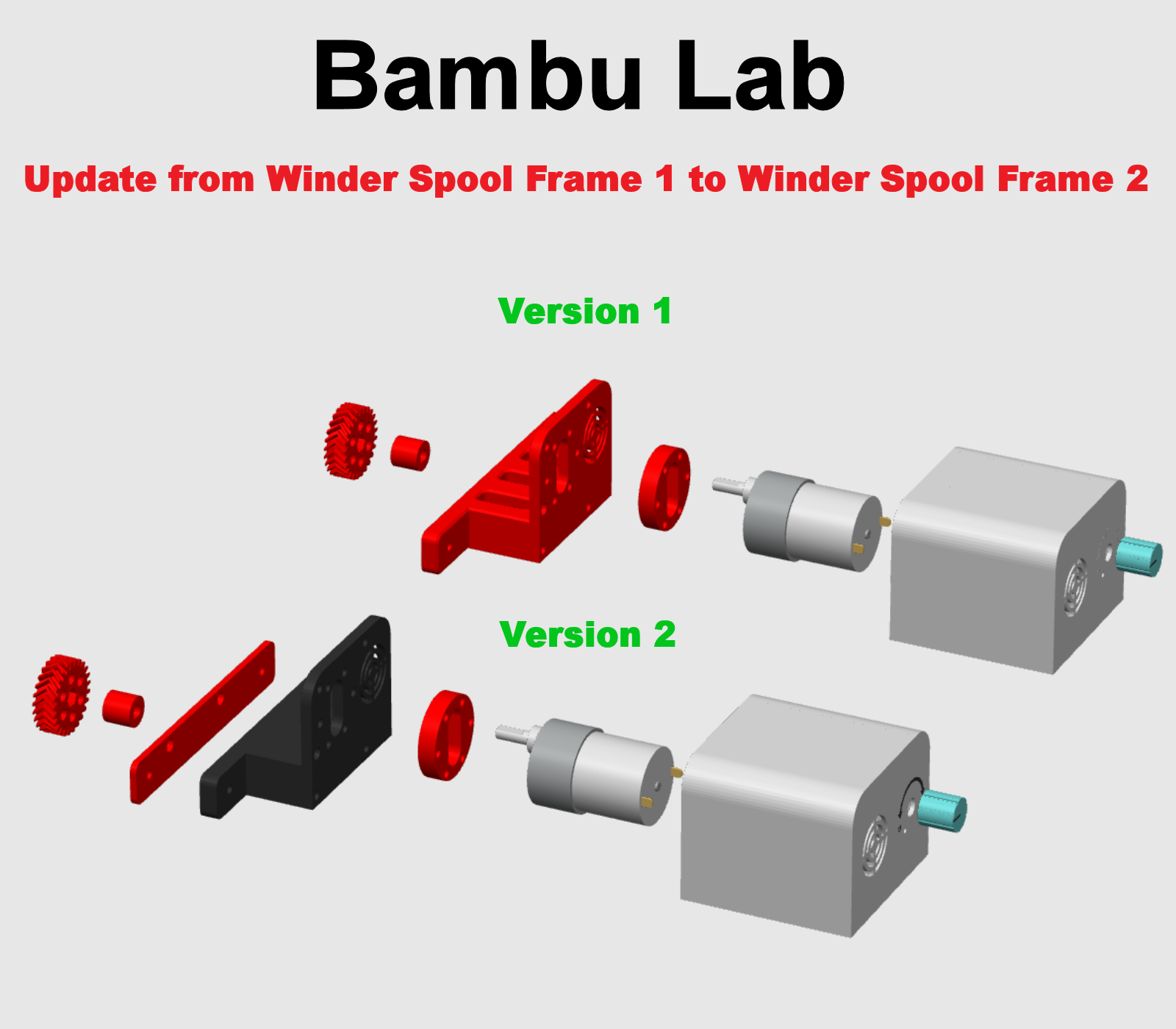 Motor Drive 2 - Modular Design for Stand - Auto-Stop Function for Bambu ...