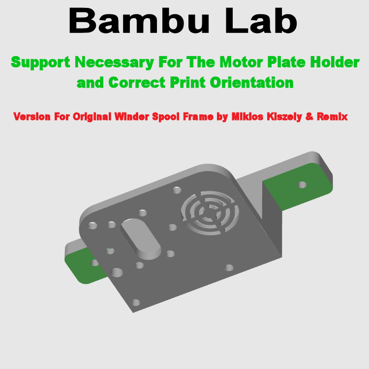 Motor Drive 2 - Modular Design for Stand - Auto-Stop Function for Bambu ...