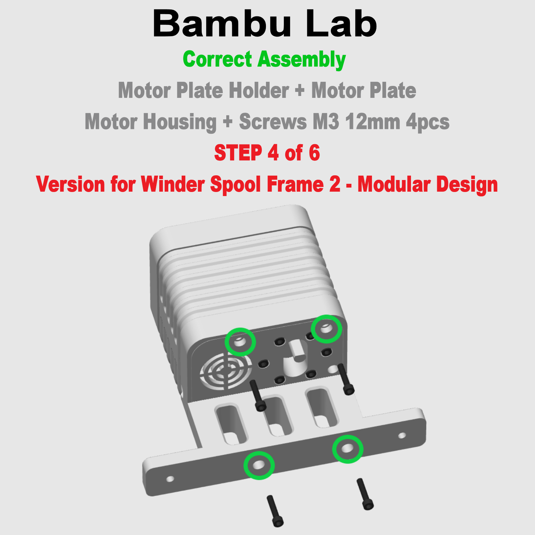 Motor Drive 2 - Modular Design for Stand - Auto-Stop Function for Bambu ...