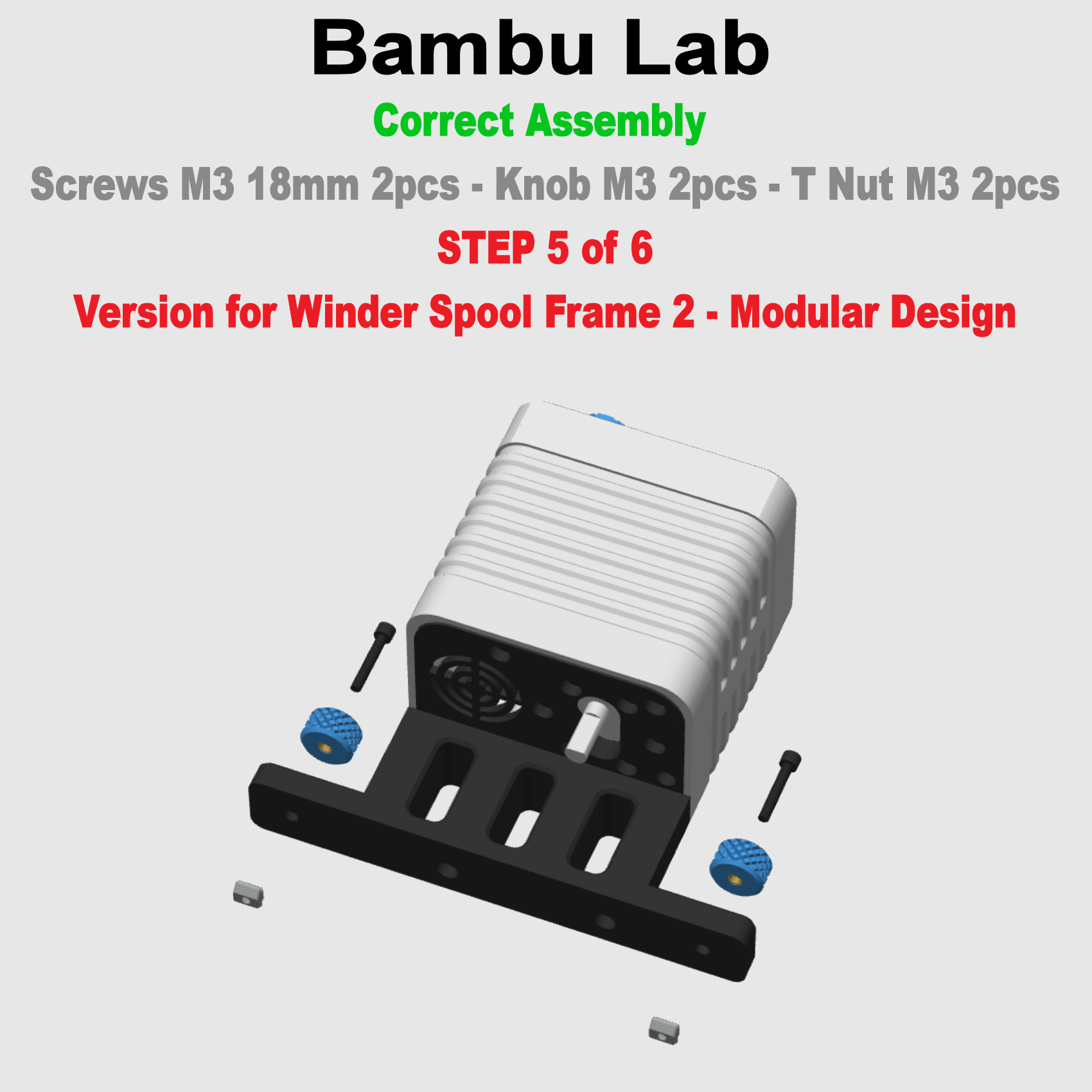 Motor Drive 2 - Modular Design for Stand - Auto-Stop Function for Bambu ...