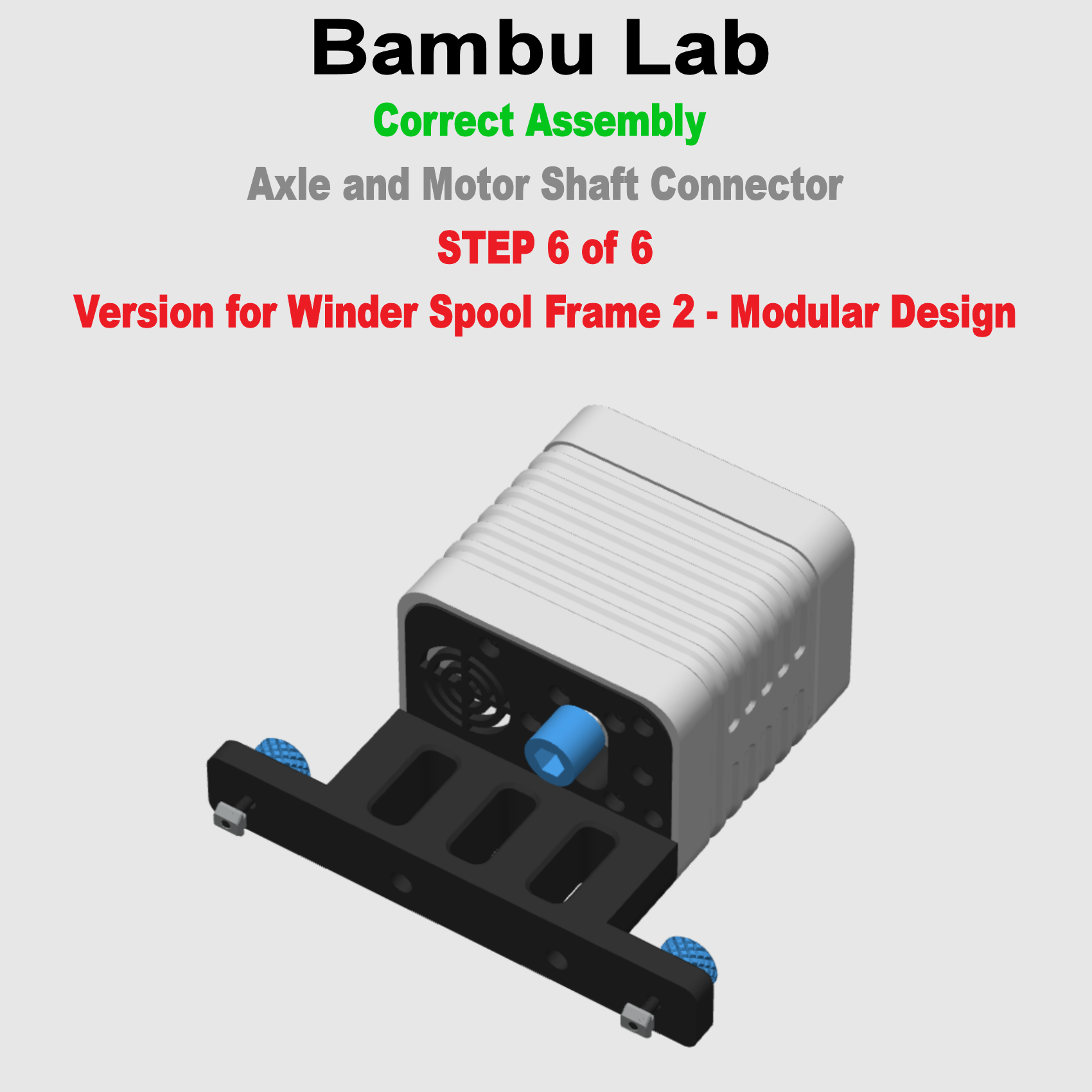 Motor Drive 2 - Modular Design for Stand - Auto-Stop Function for Bambu ...