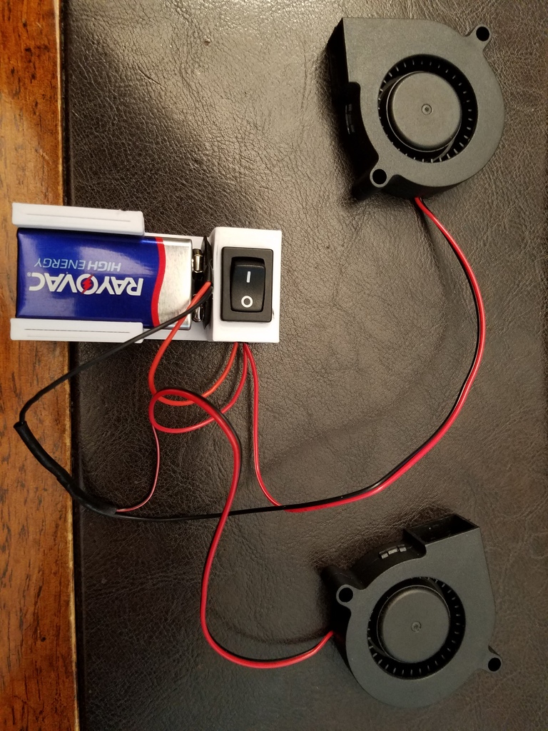 Cosplay Mask Cooling Battery/Switch Clip by stugpanzer | Download free ...