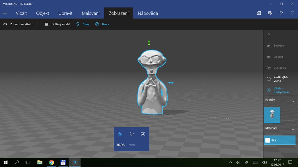 Fridge magnet Montgomery Burns by Milhause | Download free STL model ...