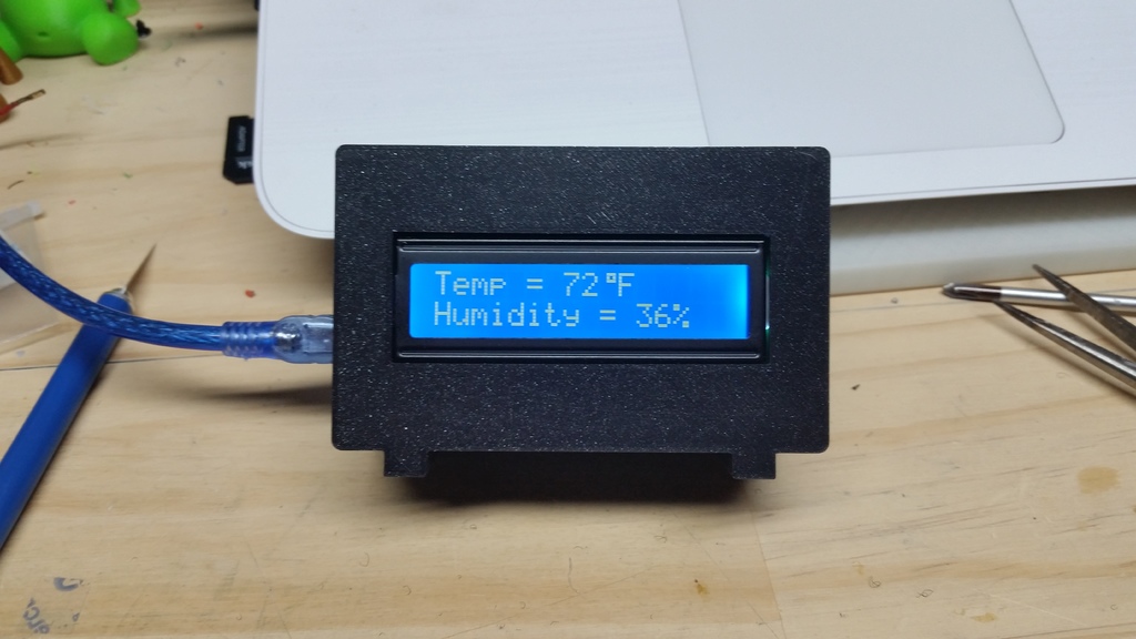 Humidity and Temp Display by TN | Download free STL model | Printables.com
