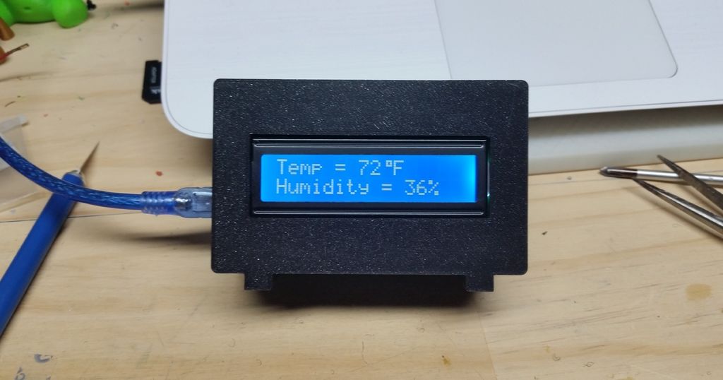 Humidity and Temp Display by TN | Download free STL model | Printables.com