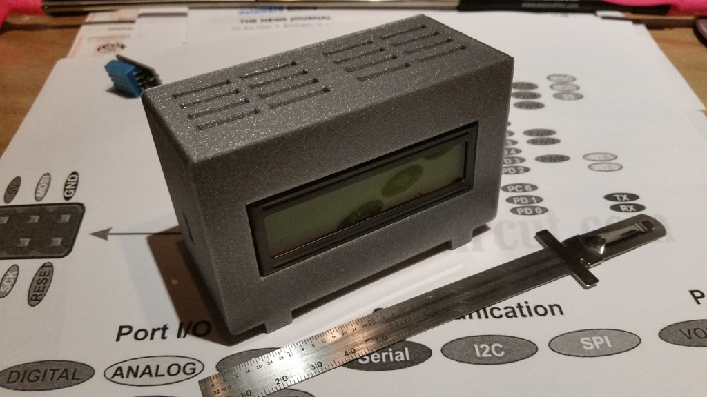 Humidity and Temp Display by TN | Download free STL model | Printables.com