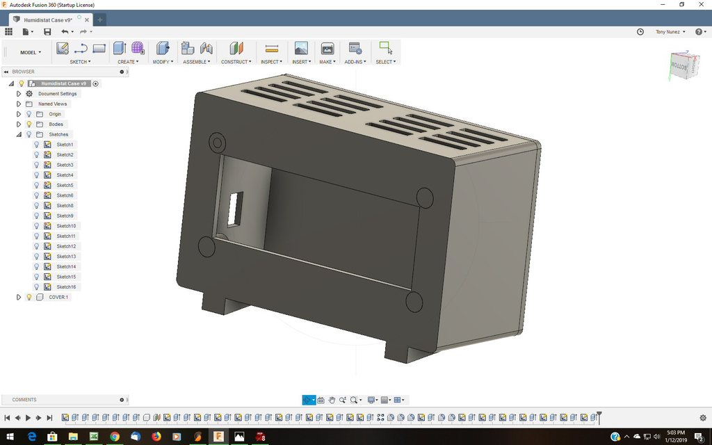 Humidity and Temp Display by TN | Download free STL model | Printables.com