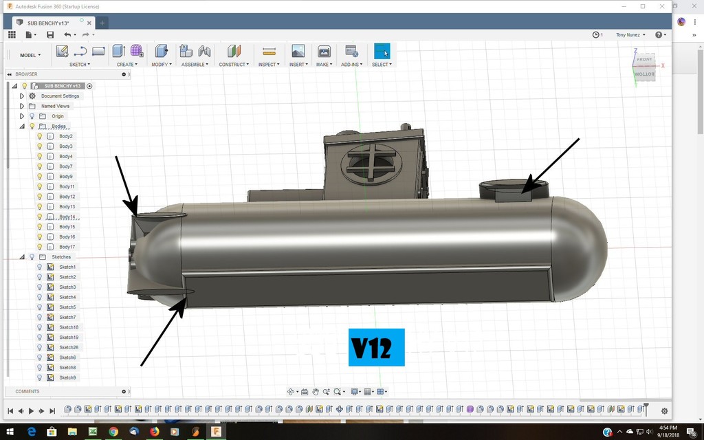 Sub Benchy by TN | Download free STL model | Printables.com