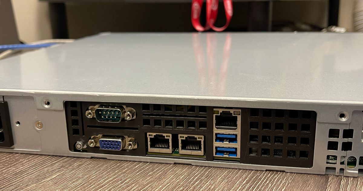 ASRock Rack X470D4U IO Shield for SuperMicro SC512 Series Case by ...