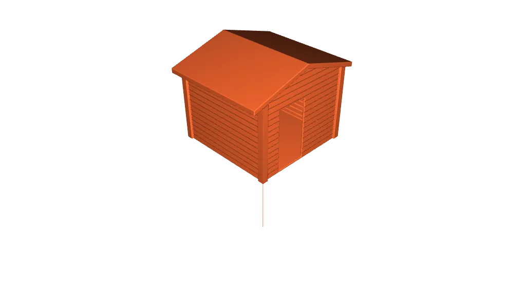 Wooden Treehouse by lowlandet | Download free STL model | Printables.com