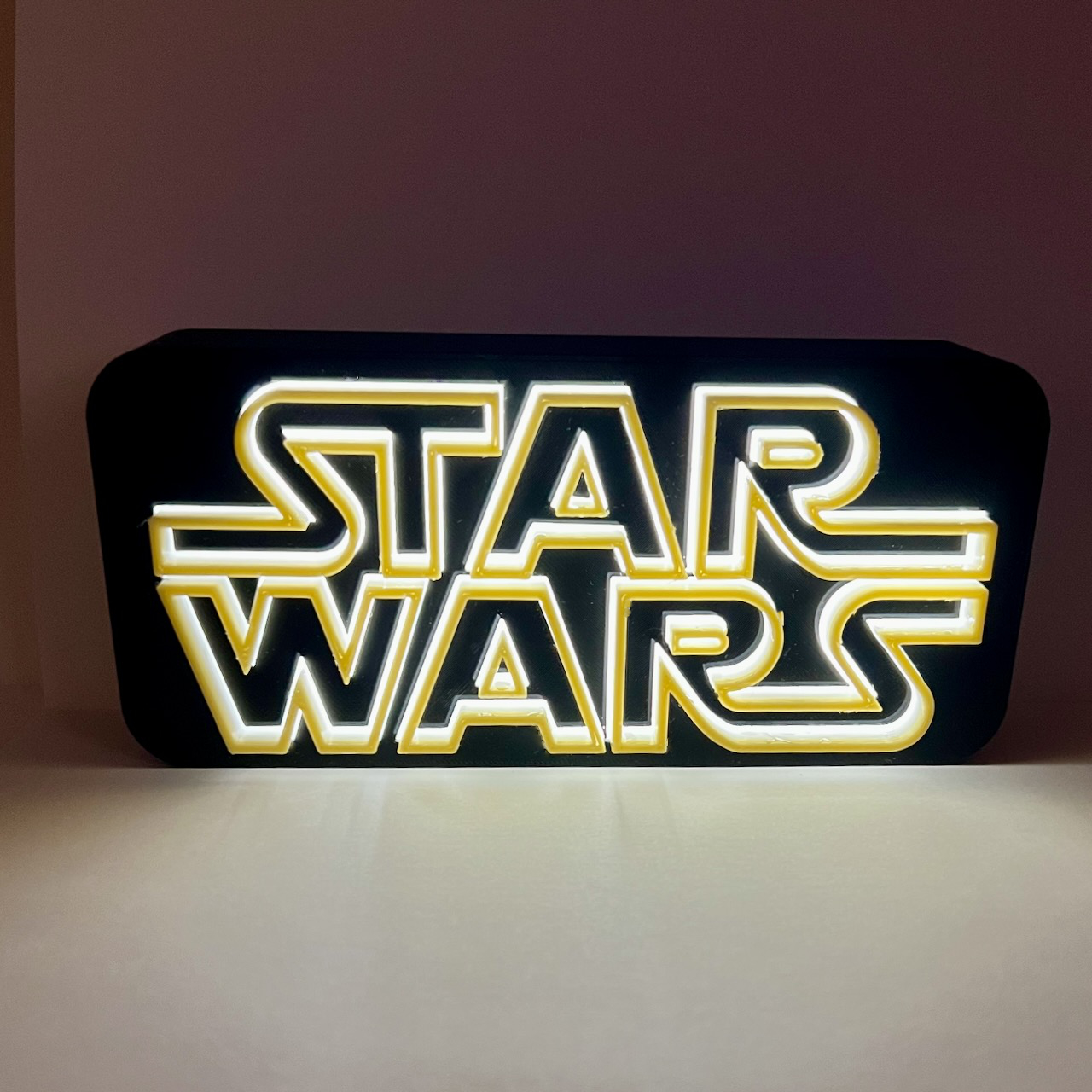 Star Wars Lighted Sign by Jake | Download free STL model | Printables.com
