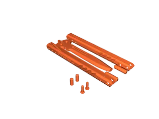 Fully Printable ~* Butterfly Knife Balisong Design with dulled edges by ...