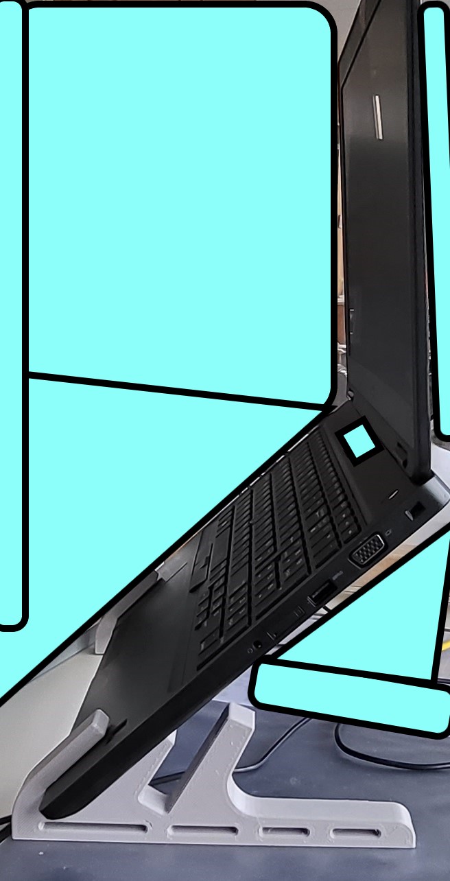 Dell Latitude 5580 Upright Laptop Stand by ColLynch | Download free STL ...