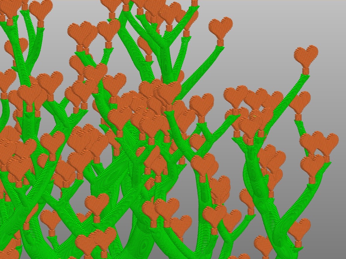Organic Support Heart Trees by Ken Mills | Download free STL model ...