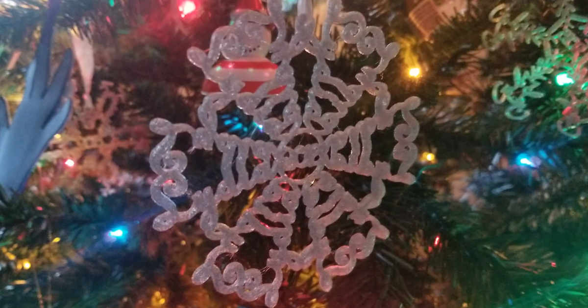 Custom Snowflake Project by 3D Printing Professor | Download free STL ...