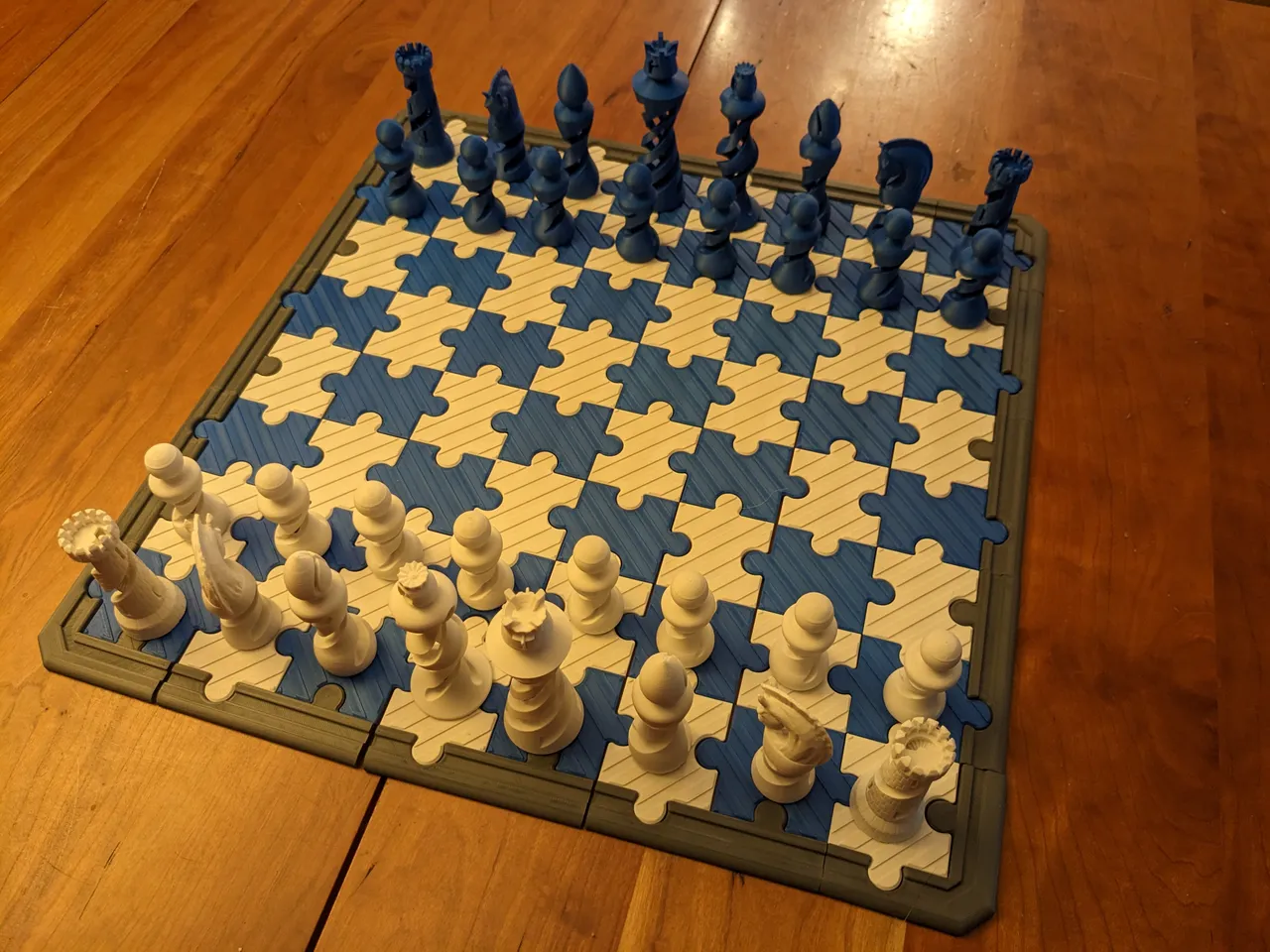 XL Puzzle Chessboard by chking | Download free STL model | Printables.com