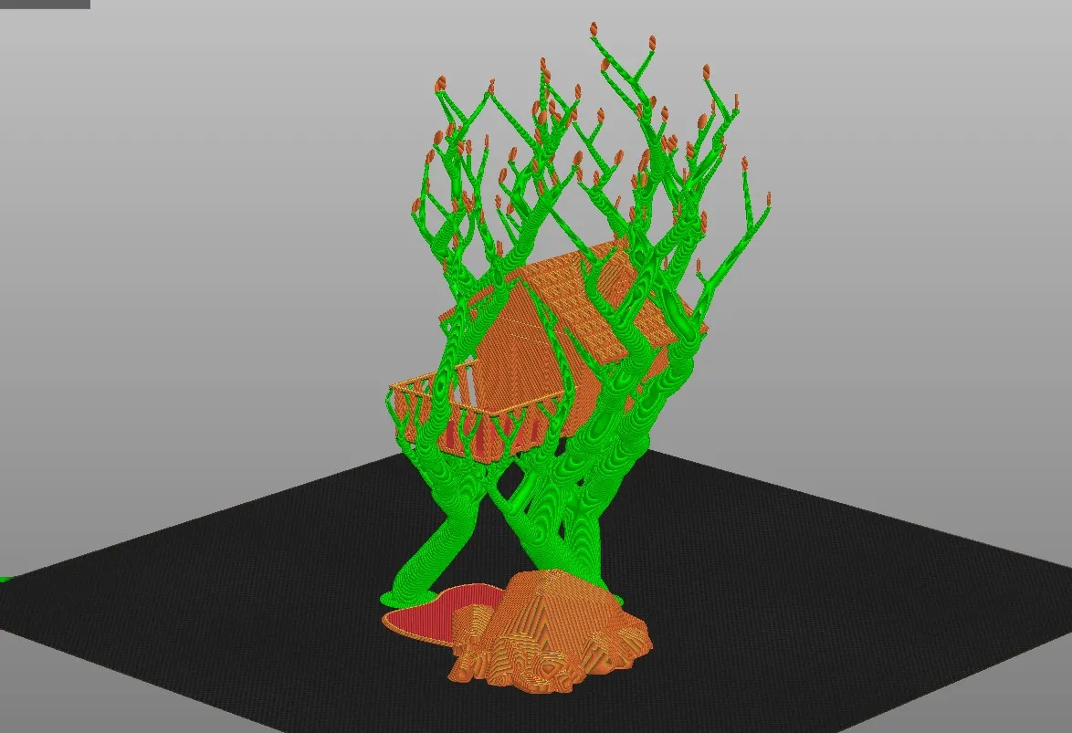 Organic Support Treehouse by Ken Mills | Download free STL model ...