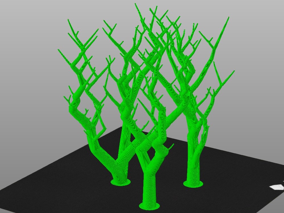 Various Organic Support Trees by Ken Mills | Download free STL model ...