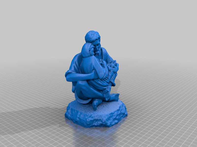 Holy Family - "A Quiet Moment" by jvu4000 | Download free STL model ...