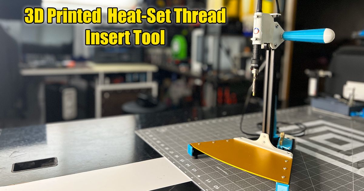 Heat Set Thread Installer by ElectricOasis | Download free STL model ...