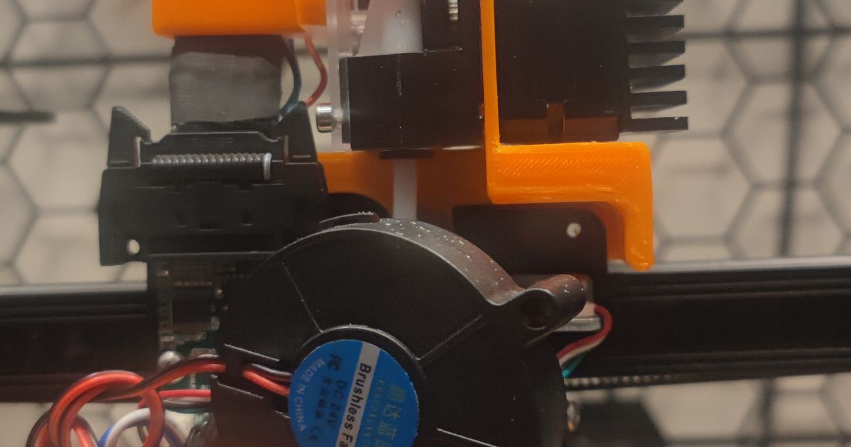 CR6 SE E3D Titan Mount by lunny | Download free STL model | Printables.com