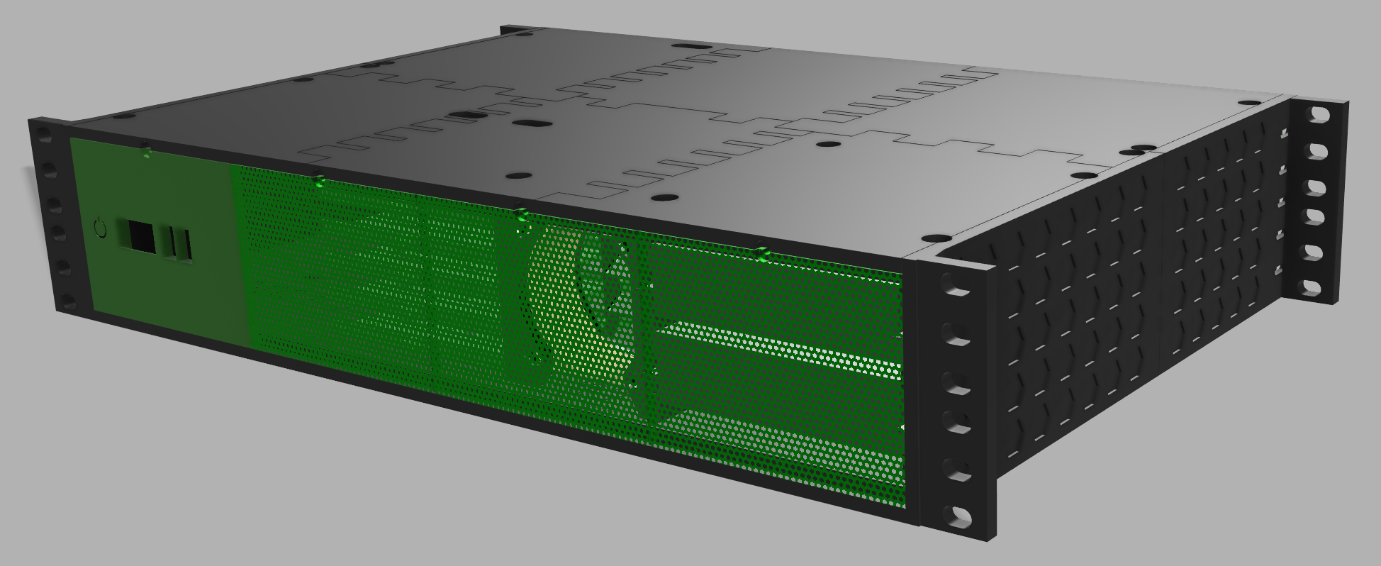 Mini Itx Server Rackmount 2u By Steventh Download Free Stl Model