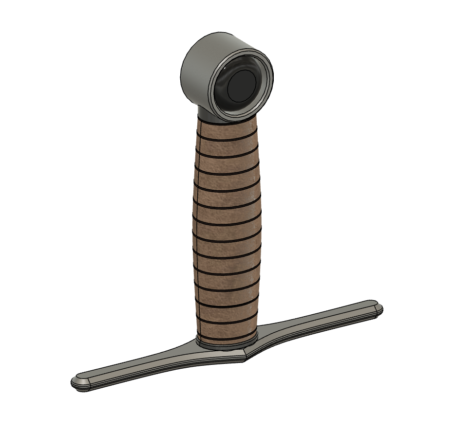 Umbrella Handle - Sword Hilt by Tuna | Download free STL model ...