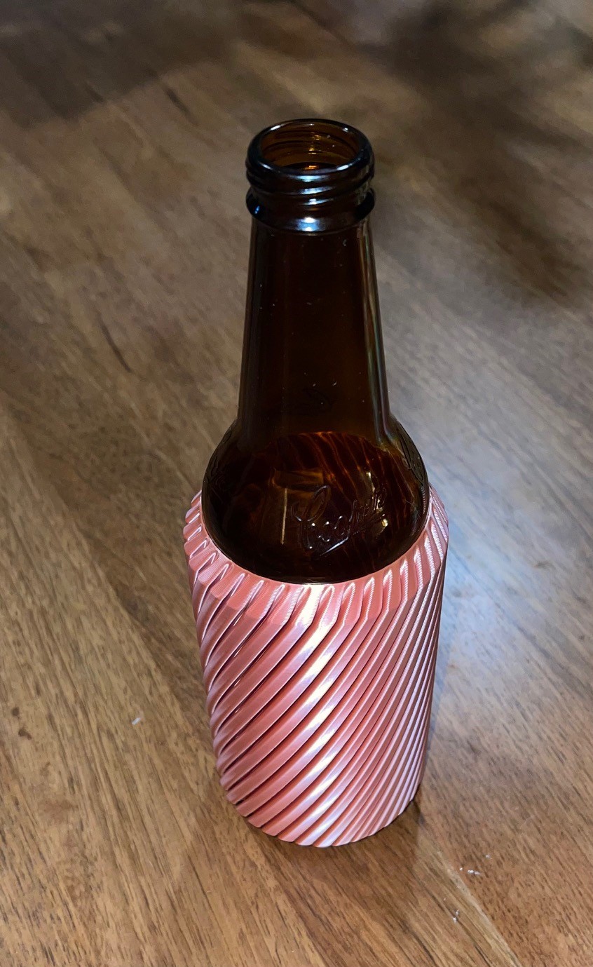 Beer Stubby Holder (Vase Mode) by Darwinian | Download free STL model ...