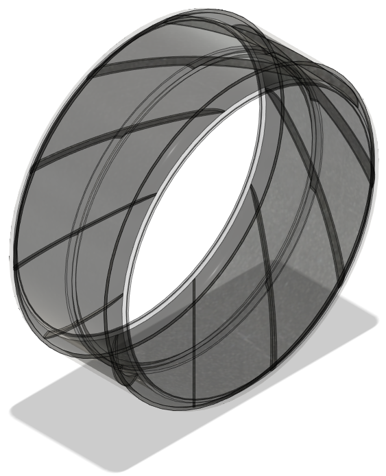 Mecanum Inspired Drag Racer Tread by How2Texan | Download free STL ...