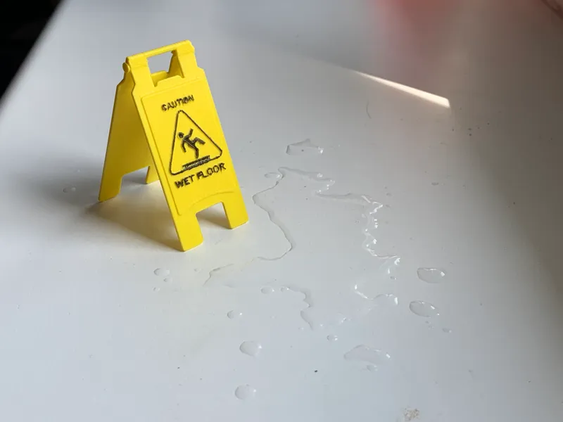 Miniature "Caution Wet Floor" sign by Tonitrus | Download free STL ...
