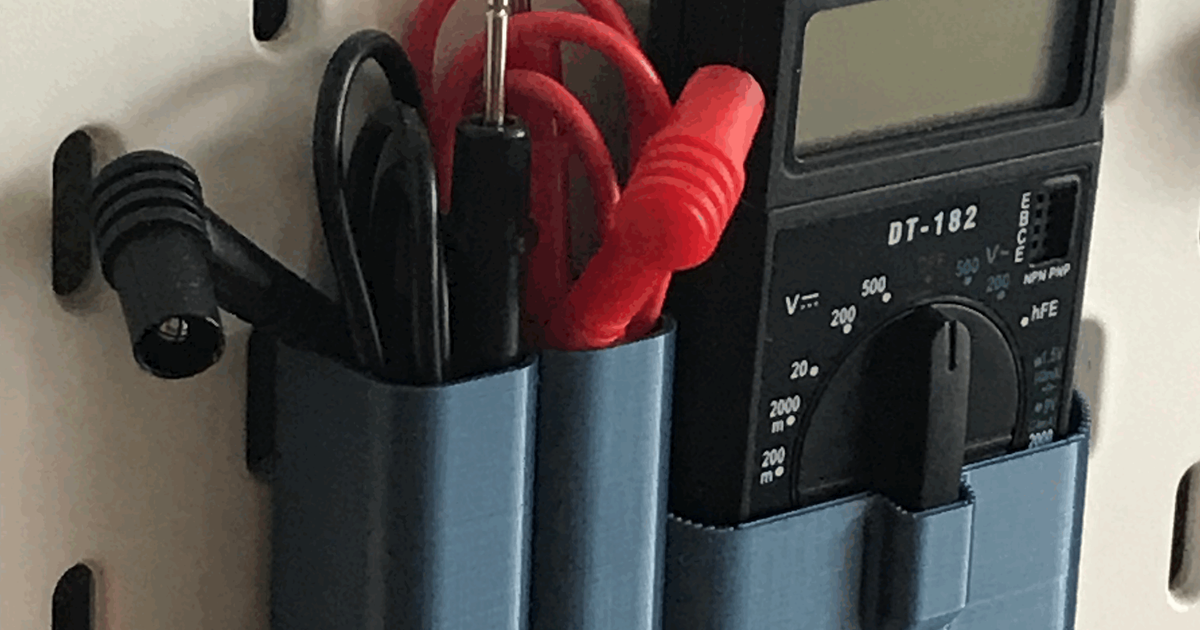 Multimeter SKÅDIS Holder by KirillEraser | Download free STL model ...