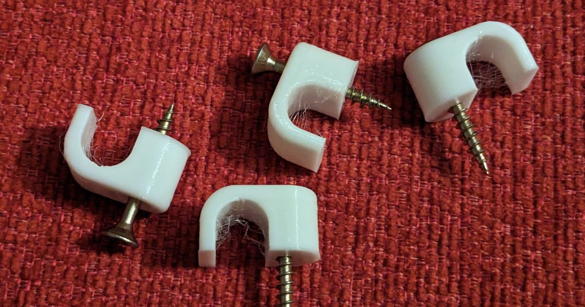 Cable fastener, 8-10mm, screwable by Wusaweki | Download free STL model ...