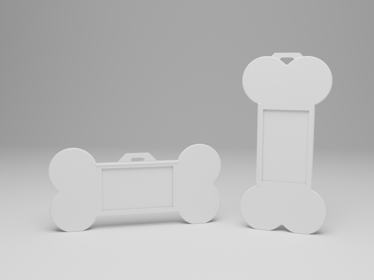 Dog bone ID card holder by Rhylo Night | Download free STL model ...