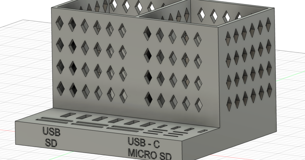 BASE USB by rickyveiga | Download free STL model | Printables.com
