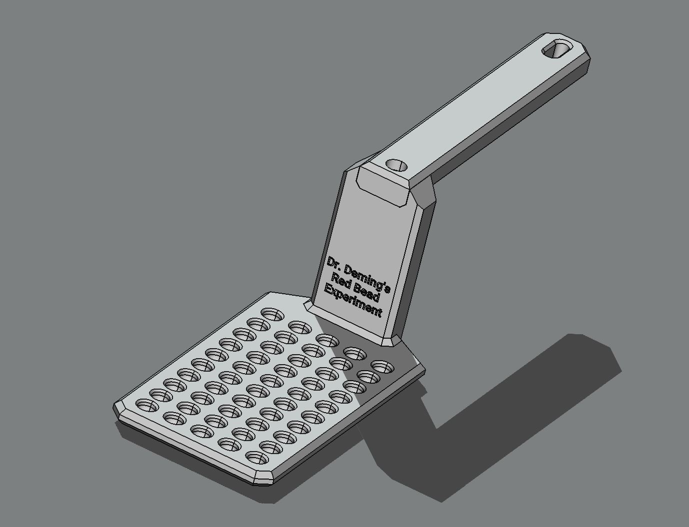 Dr Deming's Red Bead Experiment Paddle by Mark Ayton [MANTOGA ...