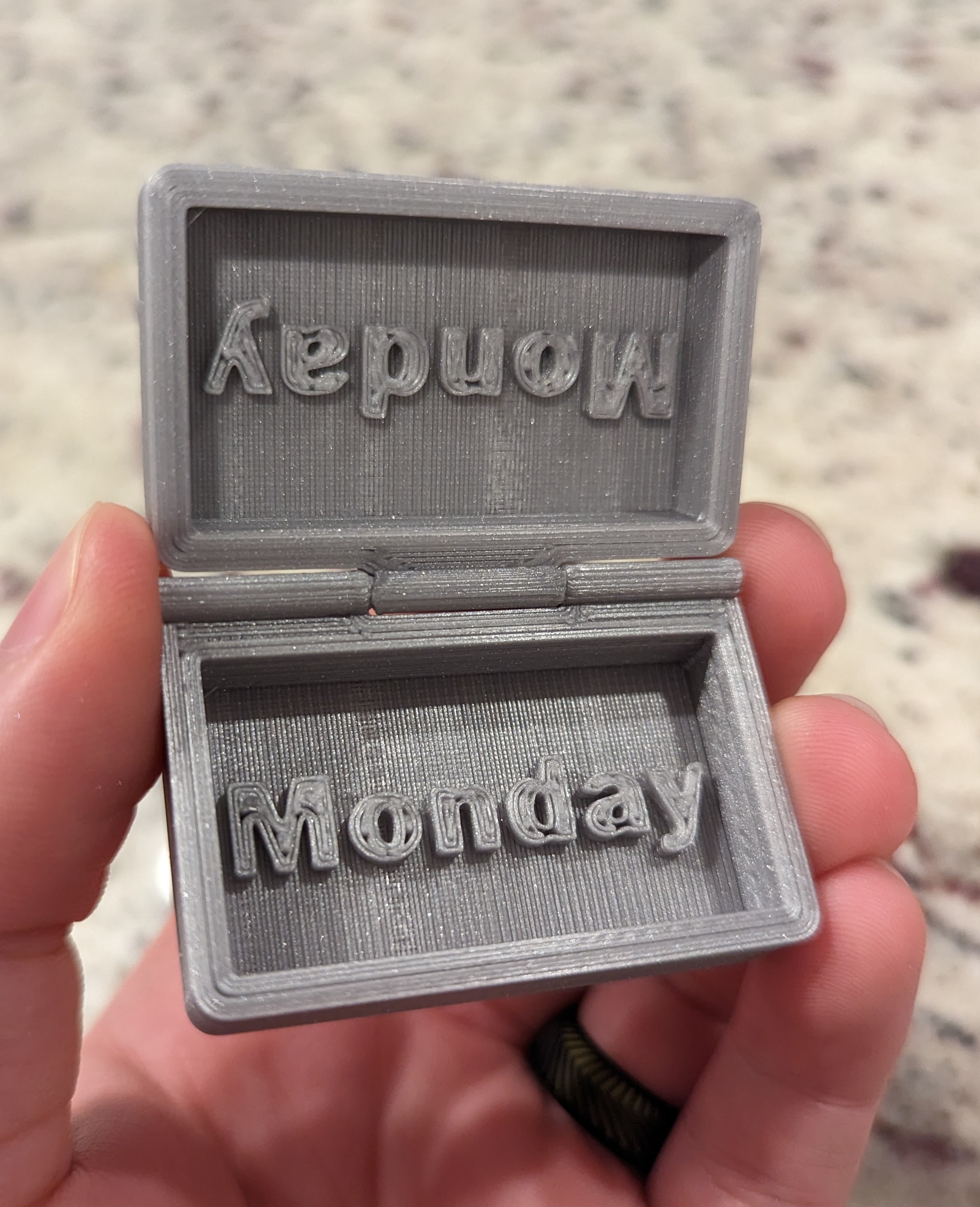 Case of the Mondays - Pun Box by Andrew Geltz | Download free STL model ...