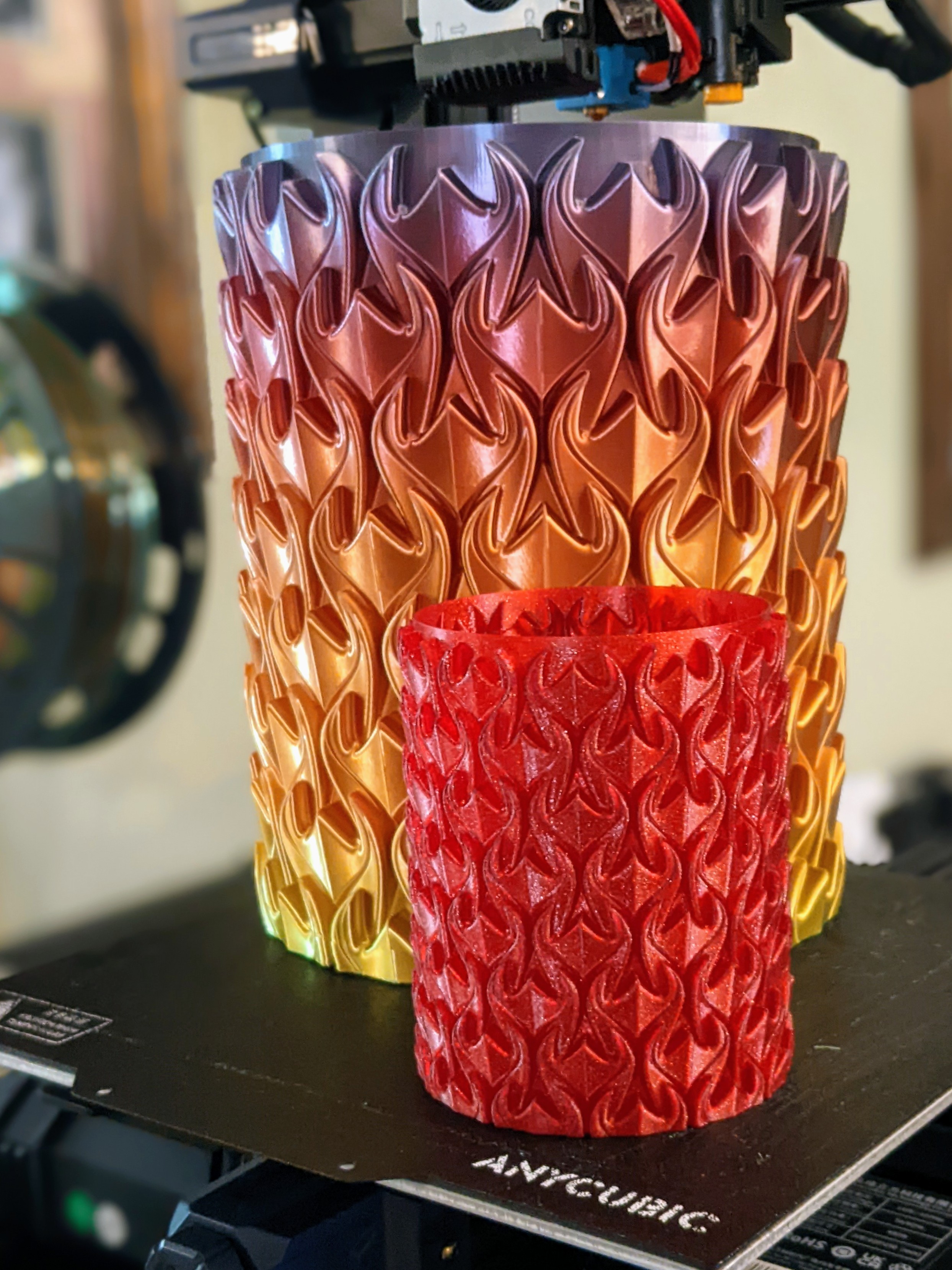Fire Dragon Scale Vase by Grandpa 3DPrints | Download free STL model ...