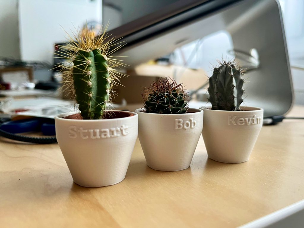 IKEA Mini Cacti Pot by Uko | Download free STL model | Printables.com